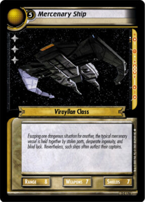 Star Trek 2E: Mercenary Ship [Ungraded] Energize STCCG Decipher 2E | eBay