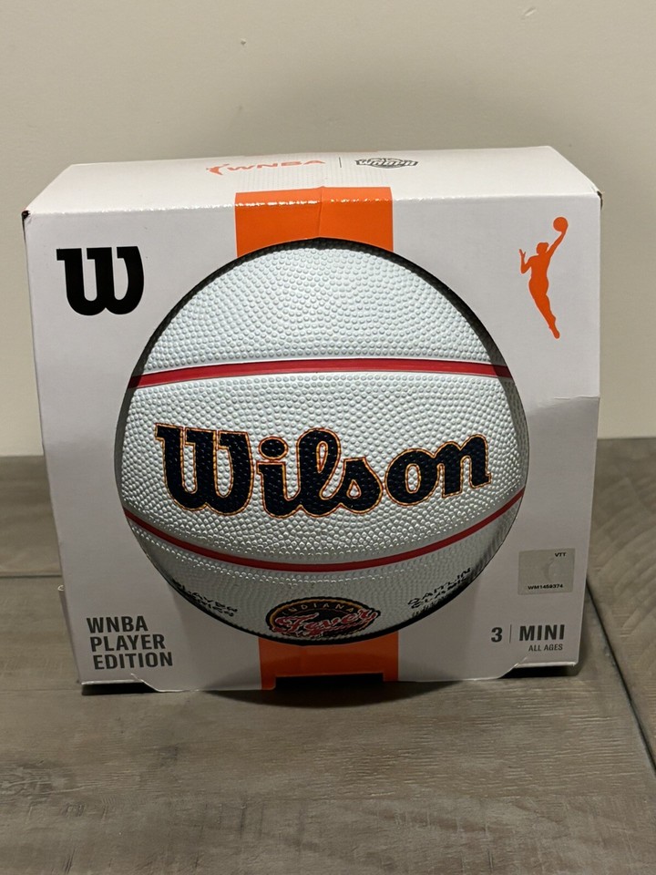 WNBA WILSON PLAYER SERIES - MINI Size 3 - Caitlin Clark - Indiana Fever ...
