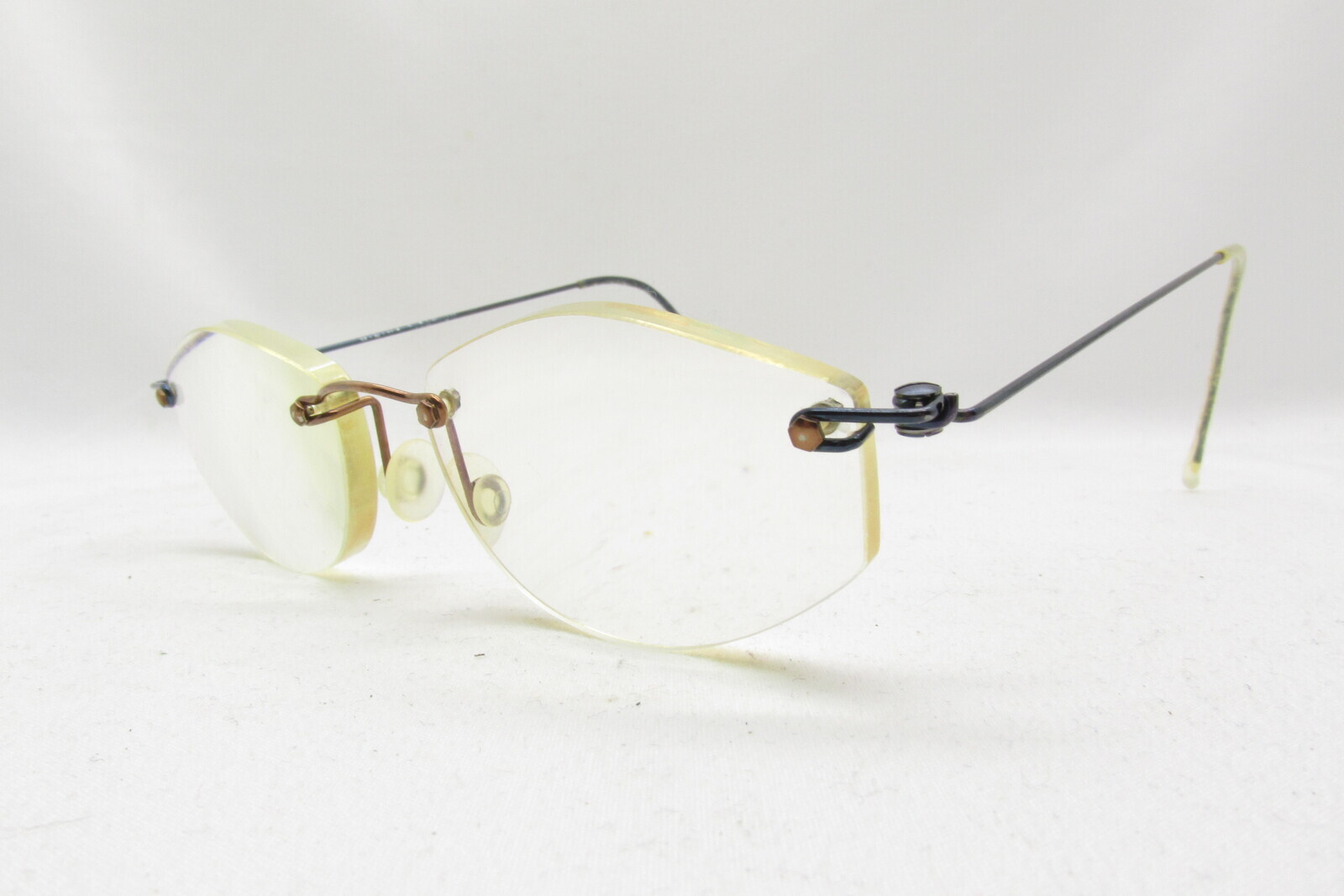 MINIMA RIMLESS SPORTS WRAP EYEGLASSES FRAMES FRANCE 46-130 114197 | eBay