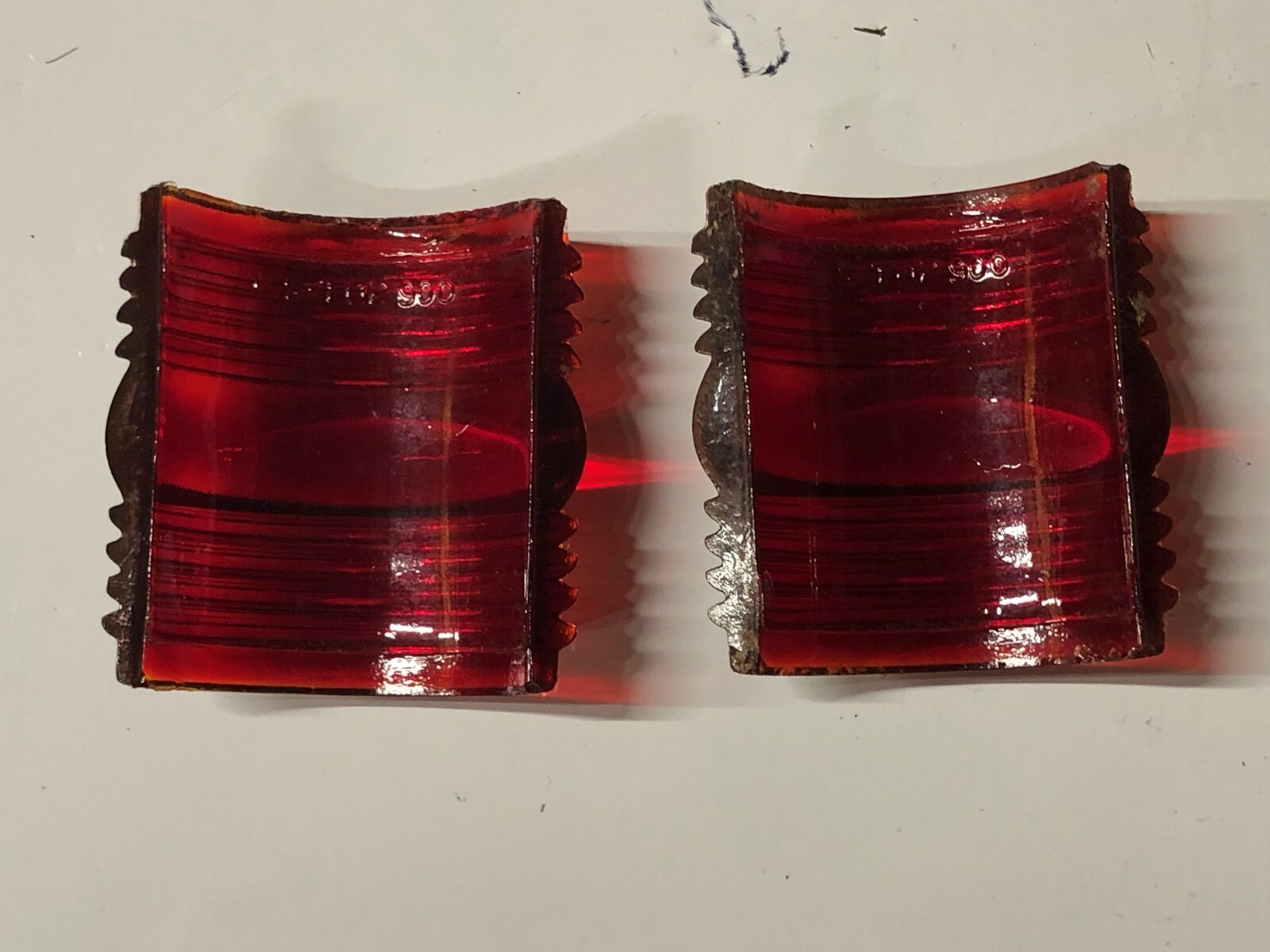 2 NOS Vintage KS Kilborn Sauer ? Lantern RR light Railroad OLD RED ...