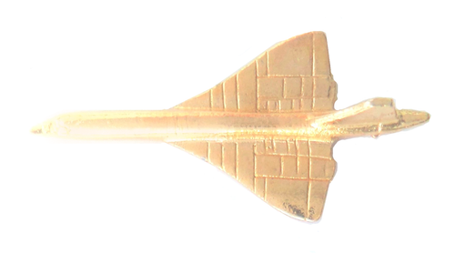 Concorde Pin Badge Hand Made in Gold Plated English Pewter - LAST FEW ...