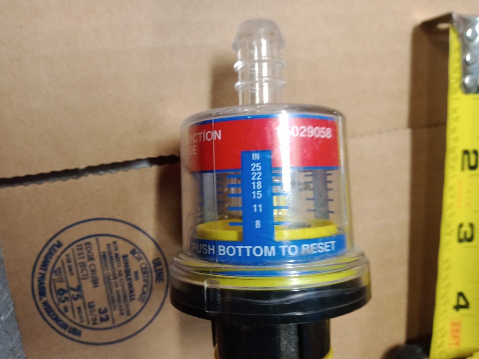 GM OEM Air Cleaner Intake-Filter Flow Restriction Indicator 15029058 | eBay