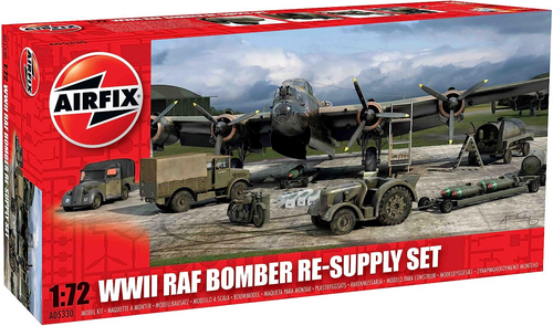 Airfix WWII Bomber Re-Supply Set - 1 72 Scale Model Kit Style Name Wwii ...