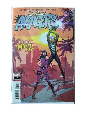 West Coast Avengers 7 NM KEY 🔑 1st Jeff the Land Shark! Kelly Thompson ...