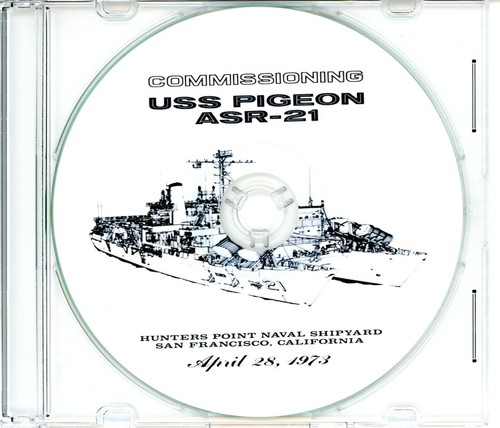 USS Pigeon ASR 21 Commissioning Program 1973 Navy Plank Owners | eBay