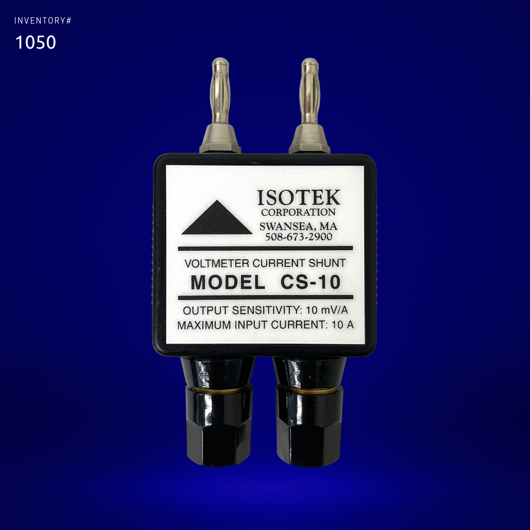 IsoTek CS-10 Voltmeter Current Shunt Input 10a - Output 10mv/a (LOT OF ...