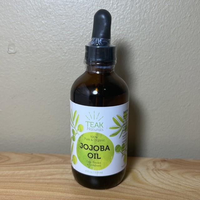 Teak Naturals Pure Organic Cold Pressed Unrefined Jojoba Oil 4 Oz C324 ...