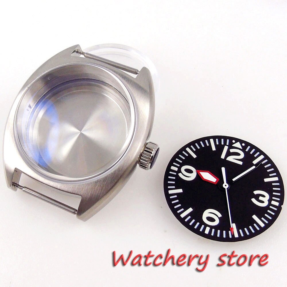 36mm Brushed Double Dome AR Sapphire Crystals 200M Diver Watch Case ...