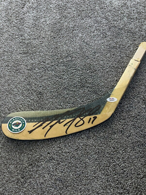 MARCUS FOLIGNO Minnesota Wild Autograph SIGNED Hockey Stick Blade PSA ...
