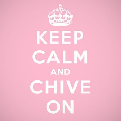 Authentic Keep Calm and Chive On Pink Tee - KCCO - Women's Sizes Small ...