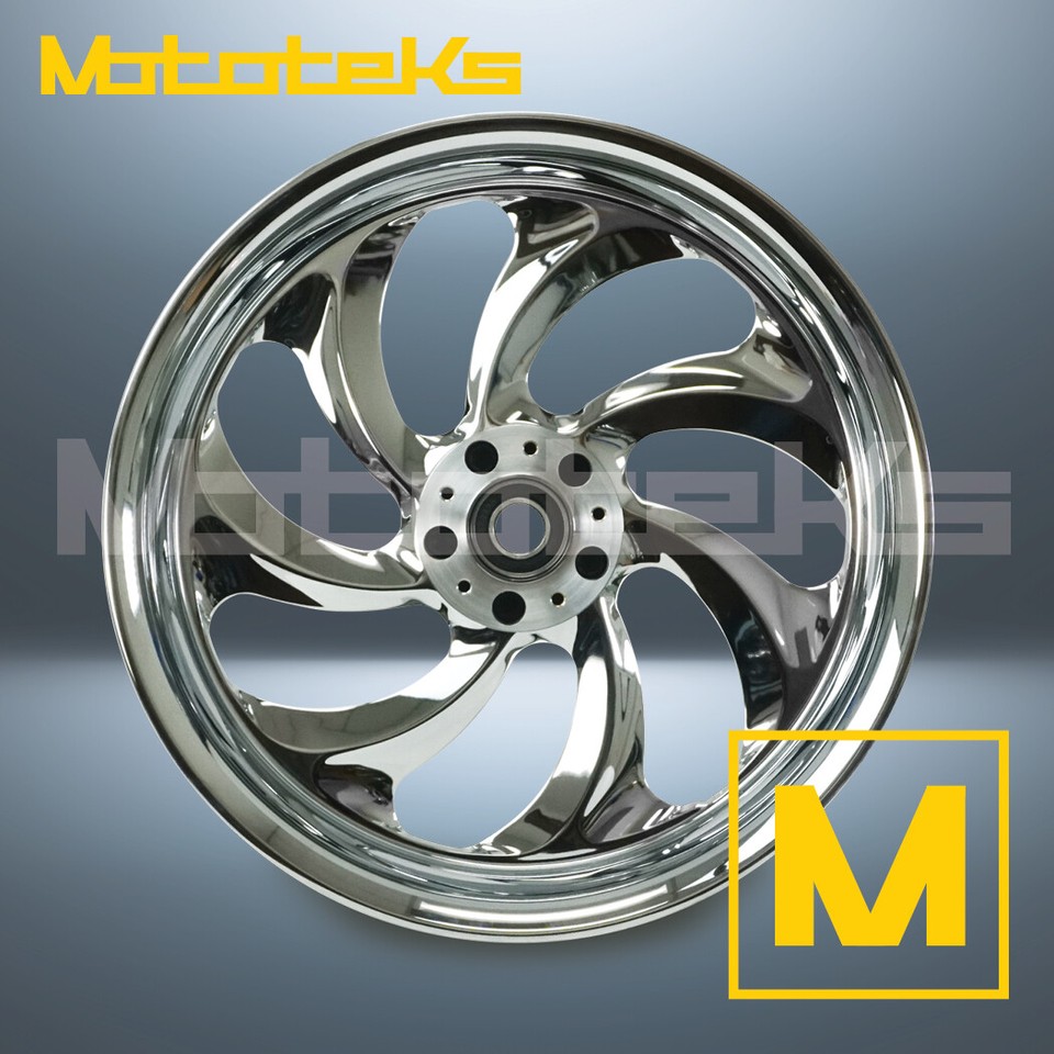 16X3.5 STORM MAG FORGED WHEEL CHROME FOR HARLEY SOFTAIL MODELS REAR RIM ...