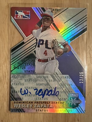 2019 ELITE EXTRA WESLEY ZAPATA ROOKIE RC Status 12/25 AUTO Autograph | eBay