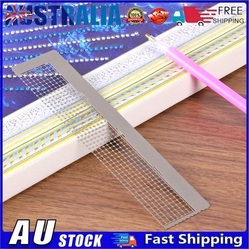 AU 5D Diamond Painting Ruler Silver Metal Round Drill for Art Crafts ...