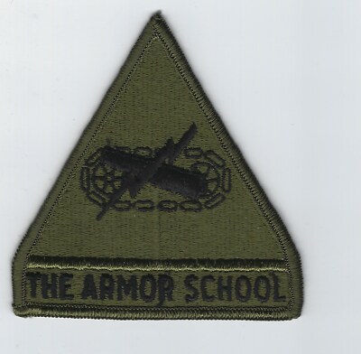 **UNITED STATES ARMY THE ARMOR SCHOOL FORT BENNING GEORGIA SUBDUED ...