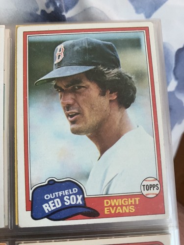 Lot of 3 Dwight Evans 1981 Topps baseball cards | eBay