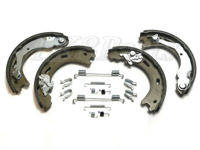 Land Rover Discovery 3 and 4 New Rear Handbrake Shoe Set Lining Kit ...