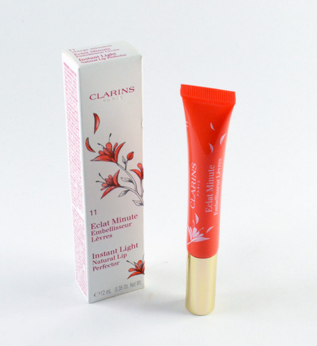 Clarins Eclat Minute Instant Light Natural Lip Perfector Orange Shimmer ...