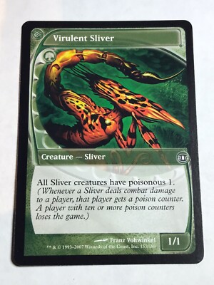 Virulent Sliver SP Future Sight MTG | eBay