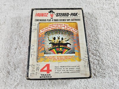 The Beatles- Magical Mystery Tour 4-Track Cart (Muntz-Type)- Rebuilt ...