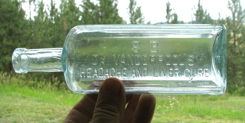 1890s old DUFUR, OREGON / DR. VANDERPOOL'S HEADACHE & LIVER CURE ...