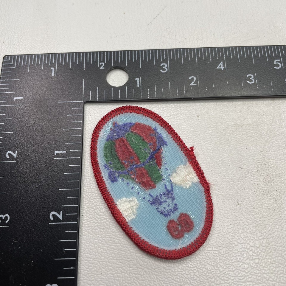 Vtg 1989 HOT AIR BALLOON Patch 371D | eBay