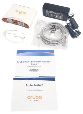 Aruba RAP-3 Remote Access Point RAP-3WNP-US JW297A | eBay