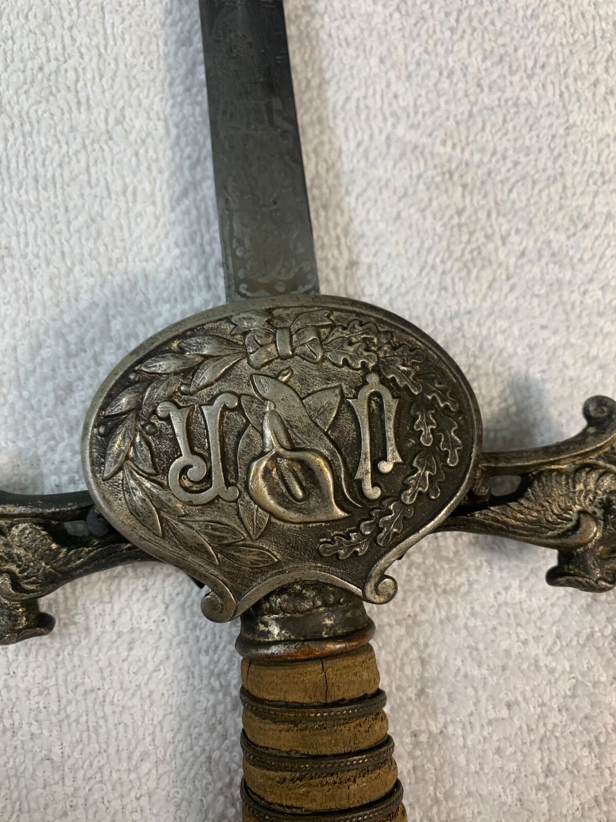 ANTIQUE AMES FCB KNIGHTS OF PYTHIAS MASONIC CEREMONIAL SWORD & SHEATH ...