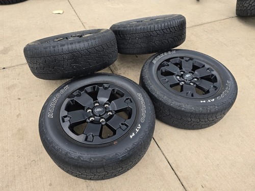 18" Ford Bronco BADLANDS OEM black wheels rims 10282 Ranger 2021 2022 ...