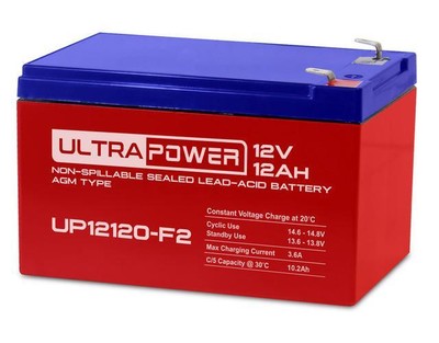 Kung Long WP12-12 Replacement Wheelchair Scooter Battery 12V 12Ah ...