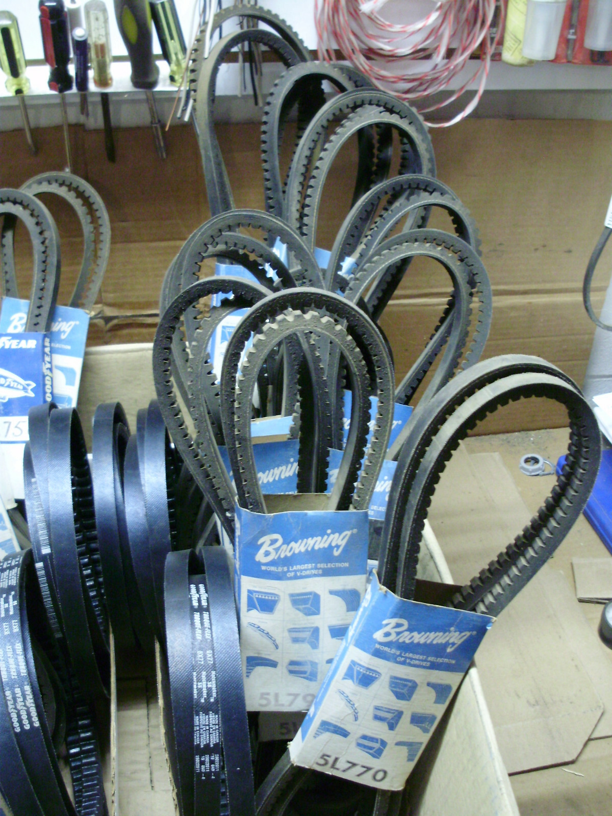 Browning Goodyear Cogged / Gripnotch Notched 5L / B V-Belts | eBay