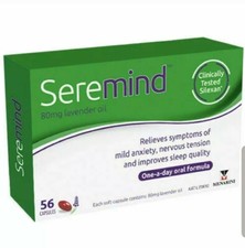 Menarini Seremind Lavender Oil 80mg (56 Capsules) for sale online | eBay