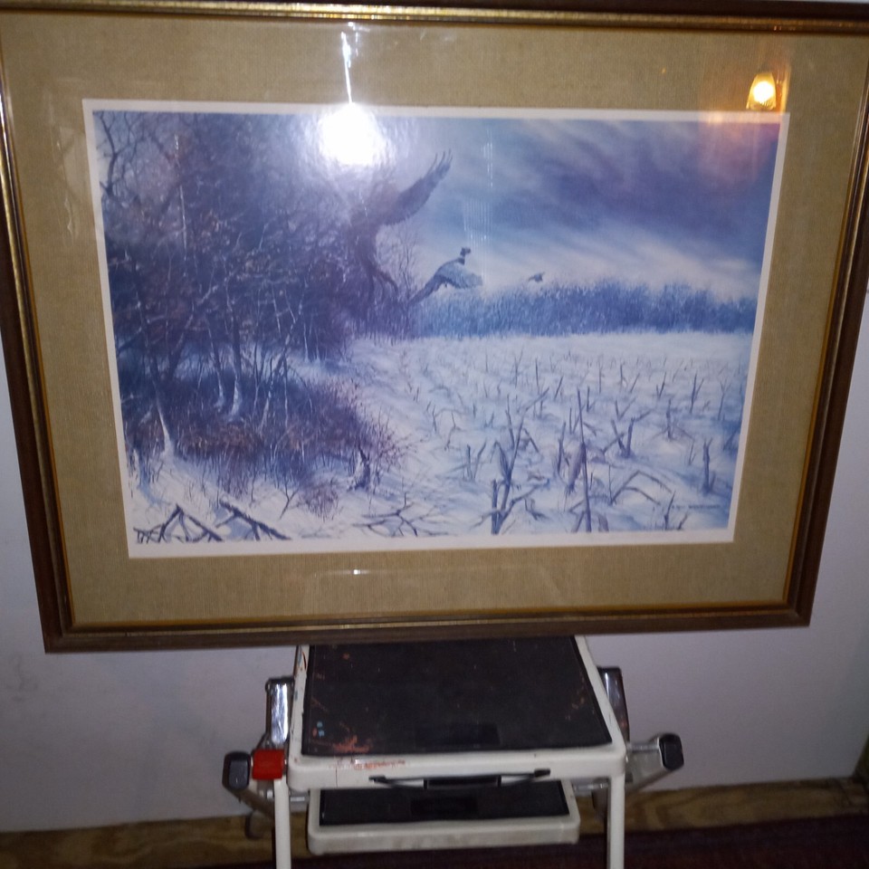 wildlife art print...signed Bill Barringer (Stuart, Iowa) | eBay