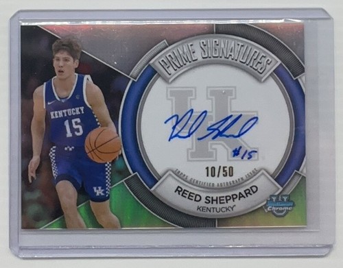 2023-24 Bowman U Chrome Reed Sheppard Prime Prospect Auto Autograph #10 ...
