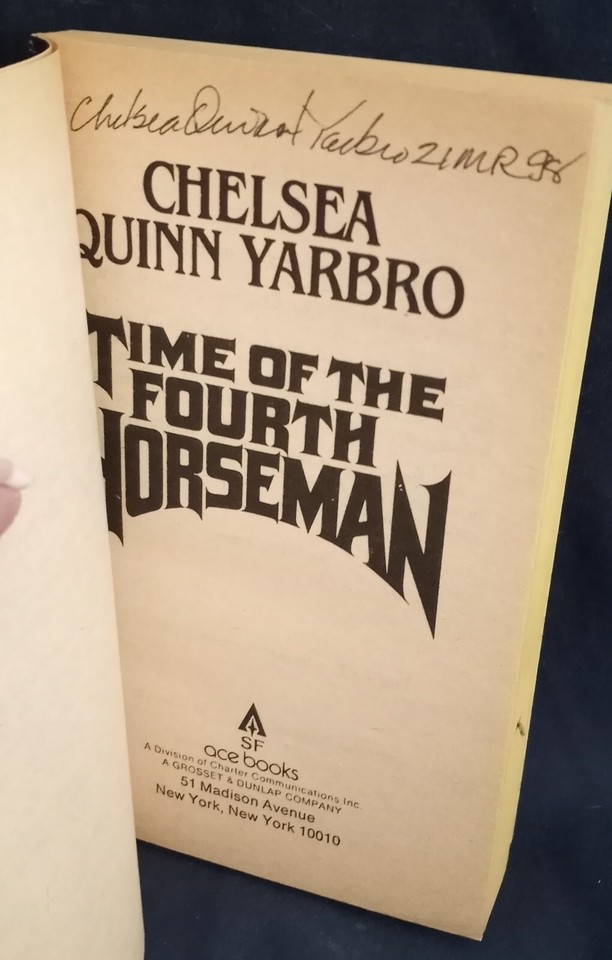 Time of the Fourth Horseman by Chelsea Quinn Yarbro (1981) | eBay