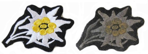 German Edelweiss Cap Badge WW2 Army Enlisted Heer Military Cap Hat ...