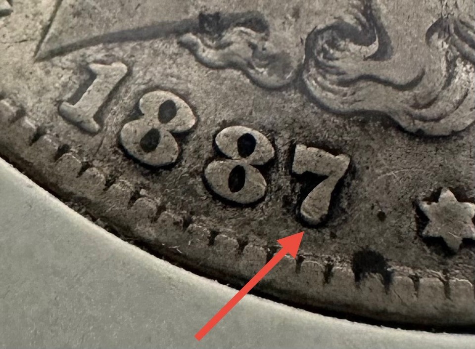 1887(o) (7 Over 6) Morgan Silver Dollar | eBay