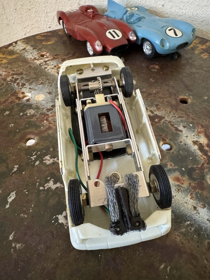 Vintage 60s SLOT CAR PARTS Lot Revell 1/32 Model Kits Ferrari Jaguar ...