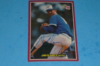 JIM CLANCY - TORONTO BLUE JAYS - 1984 DONRUSS JUMBO BASEBALL CARD ...