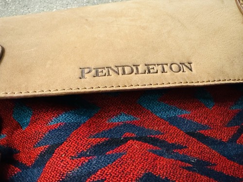 Pendleton Vintage Satchel Leather, Wool, Canvas, Suede Bag Book ...