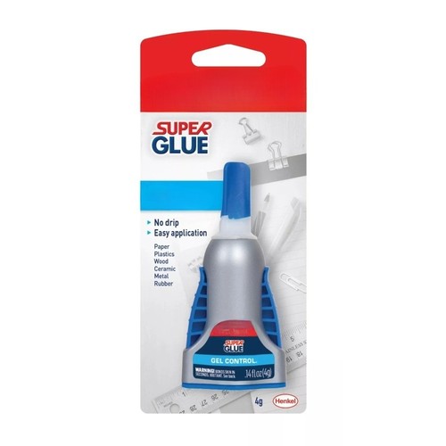 (6 pack)Super Glue Gel Control, Pack of 1, Clear 0.14 fl oz Bottle | eBay
