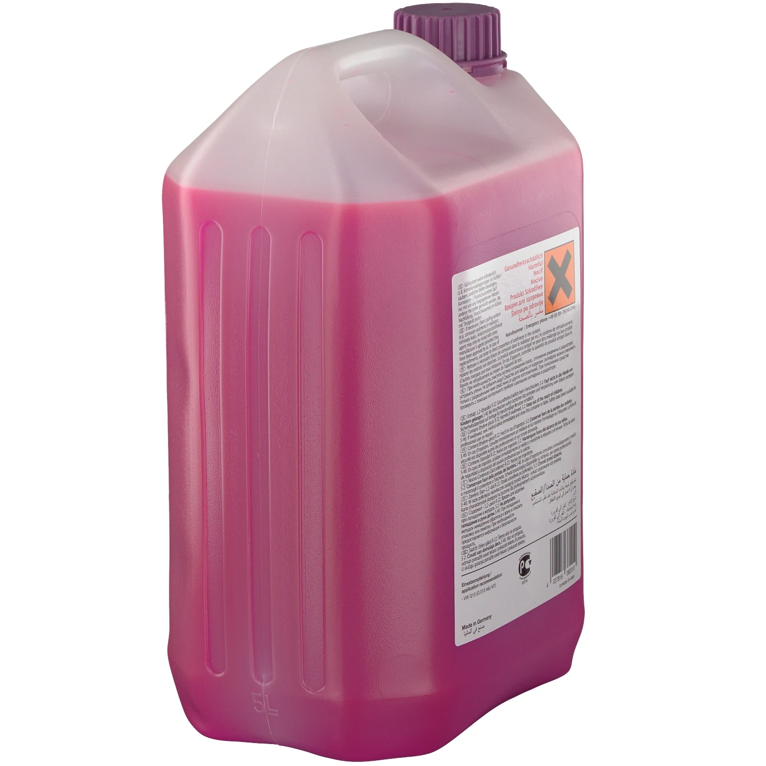 Pink Red Coolant Antifreeze Concentrate G13 5Ltr Fits Audi Skoda VW ...
