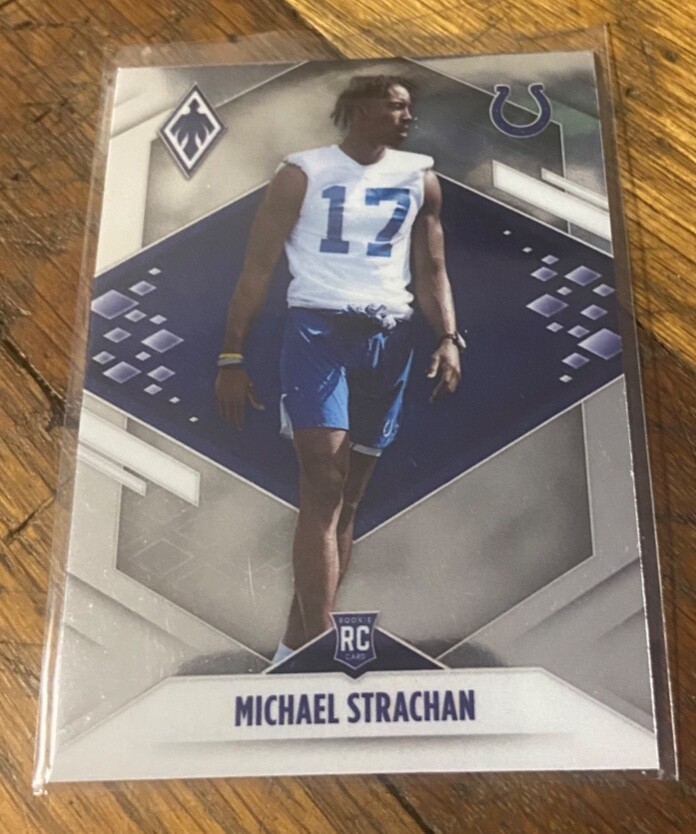 2021 Panini Phoenix Michael Strachan Base Rookie Indianapolis Colts No ...
