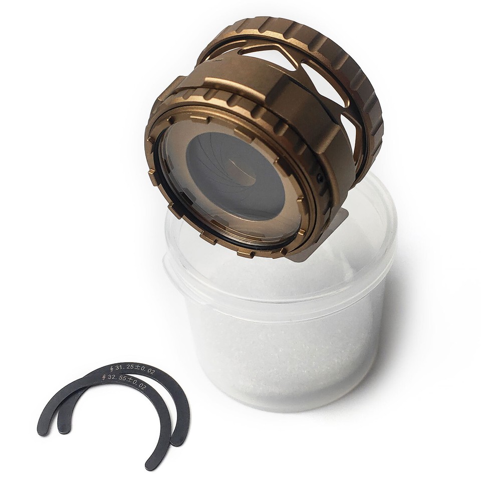 Metal NVG Focusing Scope Cap W/ Adjustable Iris Aperture For PVS31 ...