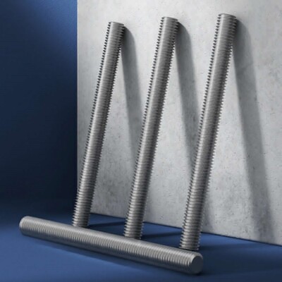 M6-M20 Fine Pitch Fully Threaded Rod 250mm Length A2 Stainless Steel ...