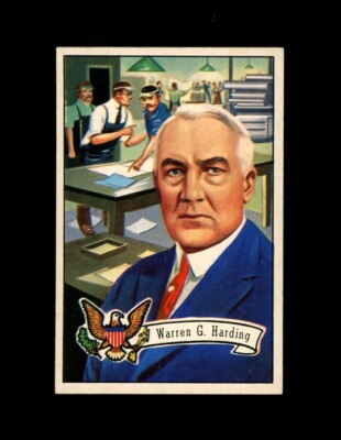 1956 Topps #31 US PRESIDENT WARREN G HARDING! AWESOME USA | eBay
