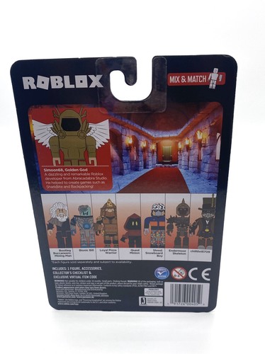 ROBLOX Celebrity Mini Figure SIMOON68 GOLDEN GOD Core Pack SharkBait ...