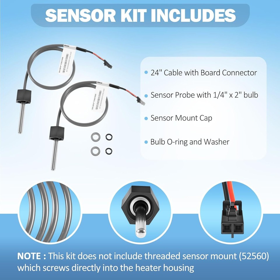 Replaces for Balboa Spa Heater M7 30344 30042 Hot Tub Sensor - 24" Temp ...