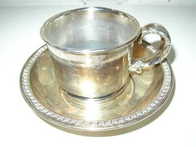 Antique, 19th C, Quadruple Plate, Warren Silver Plate Co., Cup and ...