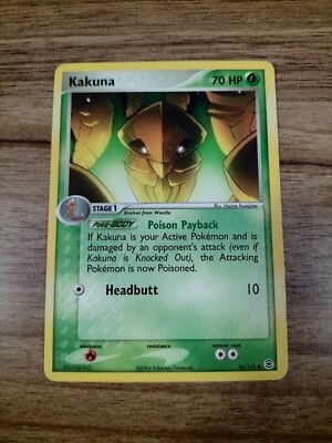 Kakuna - 36/112 EX Fire Red Leaf Green - Pokemon Card | eBay Australia