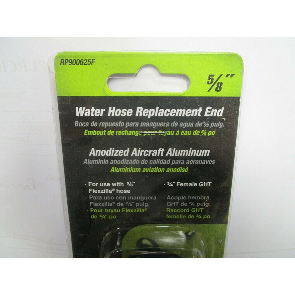 FLEXZILLA LEGACY MFG RP900625F WATER HOSE REPLACEMENT FEMALE END 5/8 ...